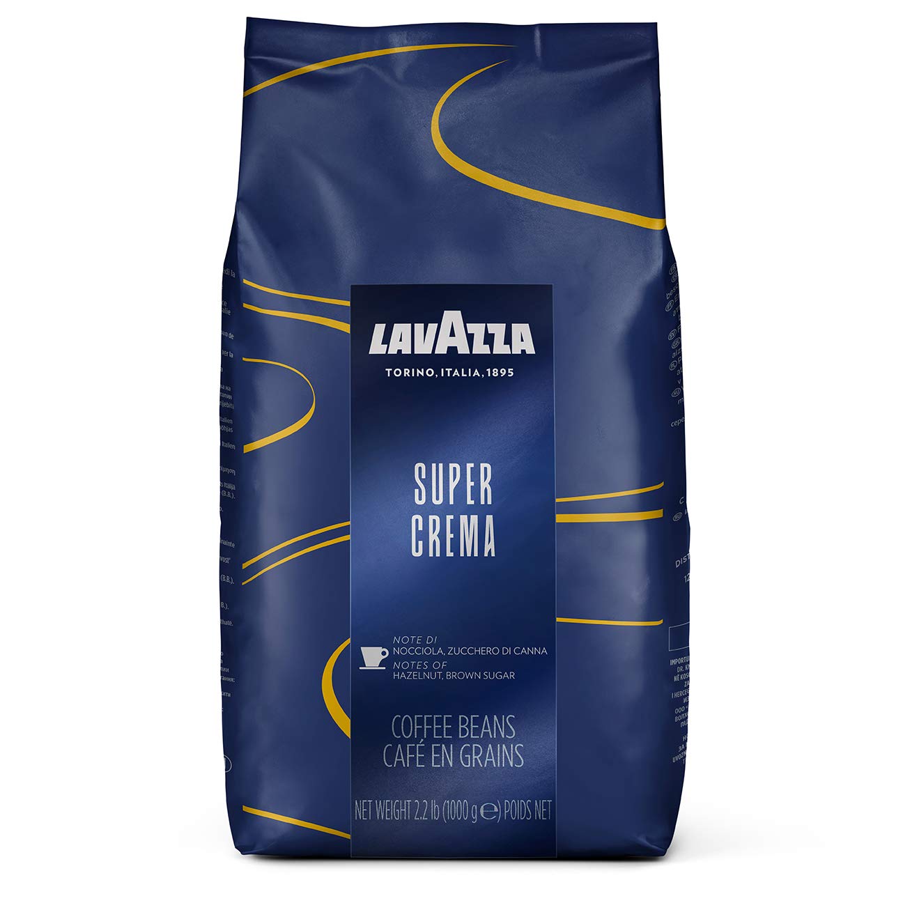 Lavazza Super Crema Whole Bean Coffee Blend Medium Espresso Roast 2 2