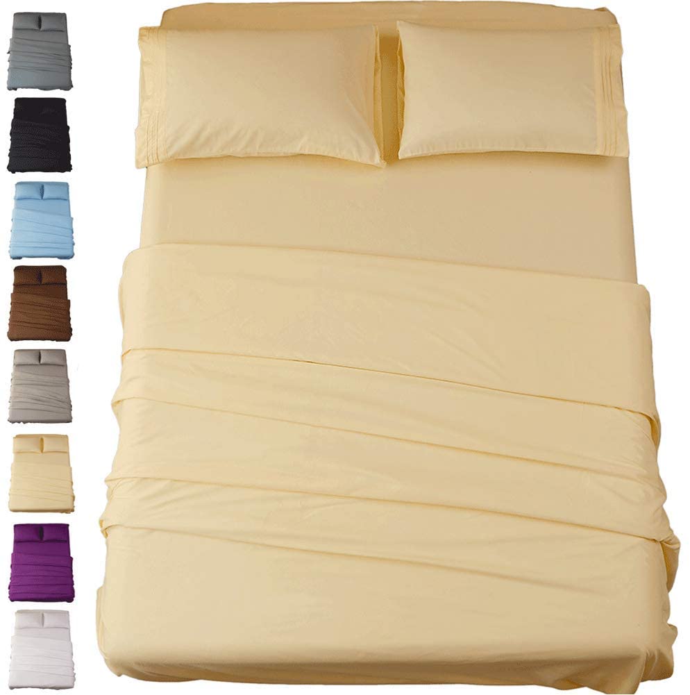 Sonoro Kate Bed Sheet Set Super Soft Microfiber 1800 Thread Count
