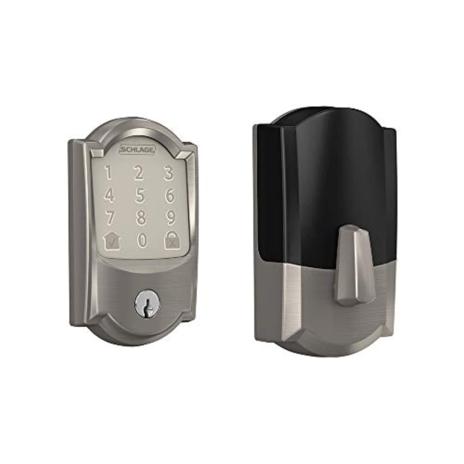 Schlage Lock Company BE489WB CAM 619 Schlage Encode Smart WiFi Deadbolt 